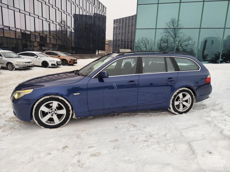 Blue BMW 530 2005 in Vilnius, with an engine capacity of 3.00 L and mileage of 385 thousand km for 2900 €, photo 1 on AUTOMOTO.COM.LV