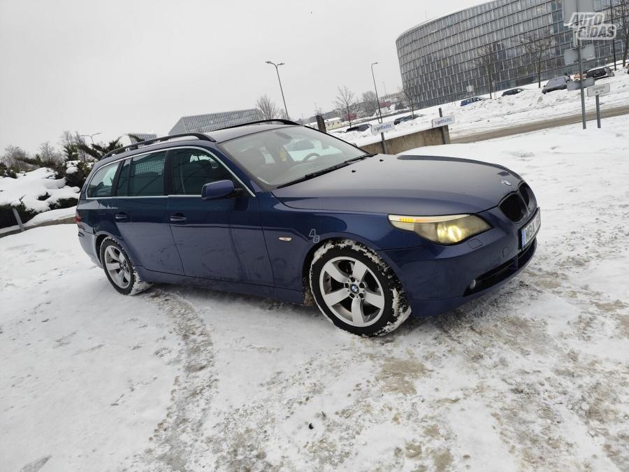 Blue BMW 530 2005 in Vilnius, with an engine capacity of 3.00 L and mileage of 385 thousand km for 2900 €, photo 7 on AUTOMOTO.COM.LV