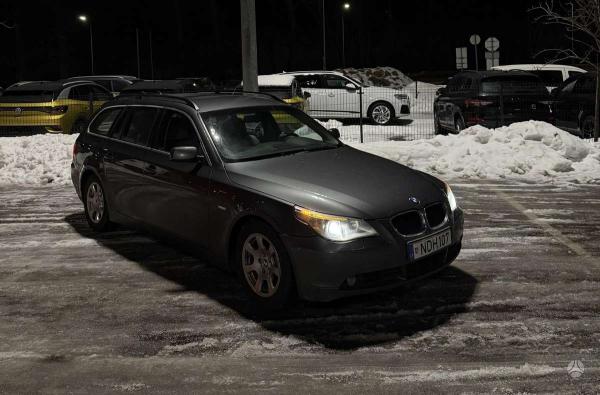 Blue BMW 530 2005 in Vilnius, with an engine capacity of 2.00 L and mileage of 381 thousand km for 1850 €, photo 1 on AUTOMOTO.COM.LV