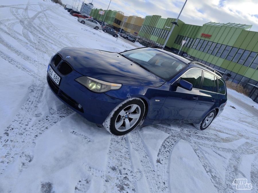 Blue BMW 530 2005 in Vilnius, with an engine capacity of 3.00 L and mileage of 385 thousand km for 2800 €, photo 2 on AUTOMOTO.COM.LV