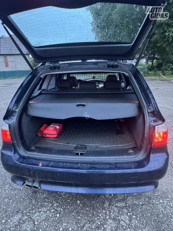 Blue BMW 530 2005 in Jonava, with an engine capacity of 3.00 L and mileage of 409 thousand km for 2700 €, photo 4 on AUTOMOTO.COM.LV