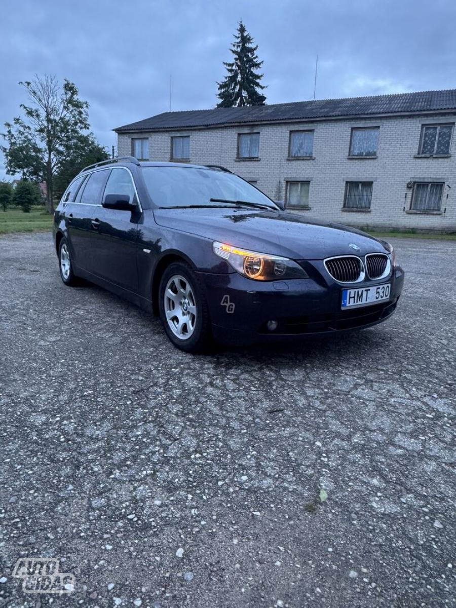 Blue BMW 530 2005 in Jonava, with an engine capacity of 3.00 L and mileage of 409 thousand km for 2700 €, photo 7 on AUTOMOTO.COM.LV