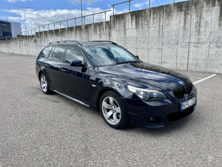Blue BMW 530 2005 in Vilnius, with an engine capacity of 2.99 L and mileage of 430 thousand km for 3650 €, photo 1 on AUTOMOTO.COM.LV