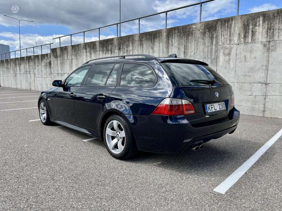 Blue BMW 530 2005 in Vilnius, with an engine capacity of 2.99 L and mileage of 430 thousand km for 3650 €, photo 9 on AUTOMOTO.COM.LV