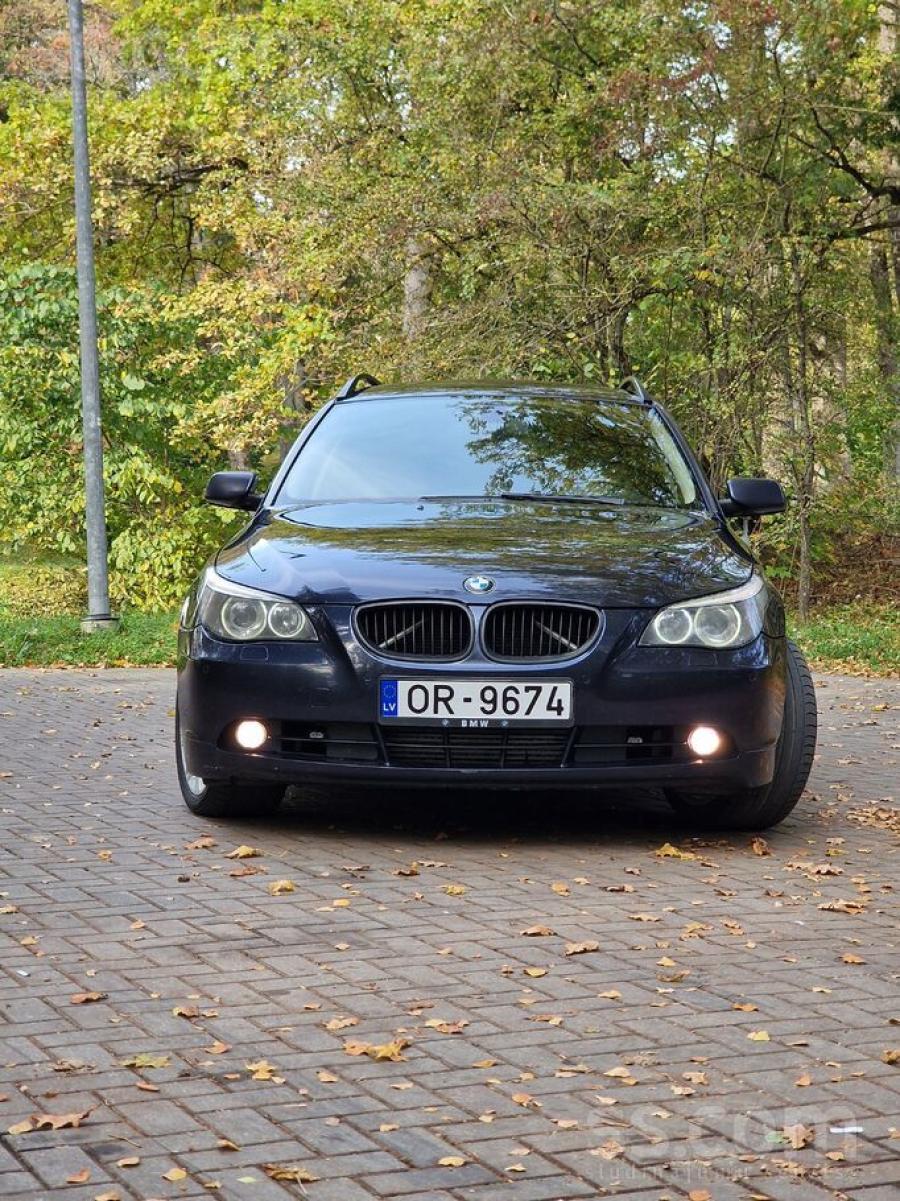 Blue BMW 530 2005 in Riga, with an engine capacity of 3.00 L and mileage of 0 thousand km for 3700 €, photo 1 on AUTOMOTO.COM.LV