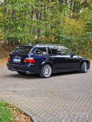 Blue BMW 530 2005 in Riga, with an engine capacity of 3.00 L and mileage of 0 thousand km for 3700 €, photo 6 on AUTOMOTO.COM.LV