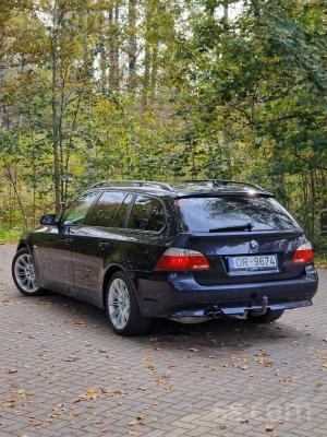 Blue BMW 530 2005 in Riga, with an engine capacity of 3.00 L and mileage of 0 thousand km for 3700 €, photo 8 on AUTOMOTO.COM.LV