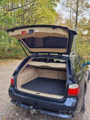 Blue BMW 530 2005 in Riga, with an engine capacity of 3.00 L and mileage of 0 thousand km for 3700 €, photo 15 on AUTOMOTO.COM.LV