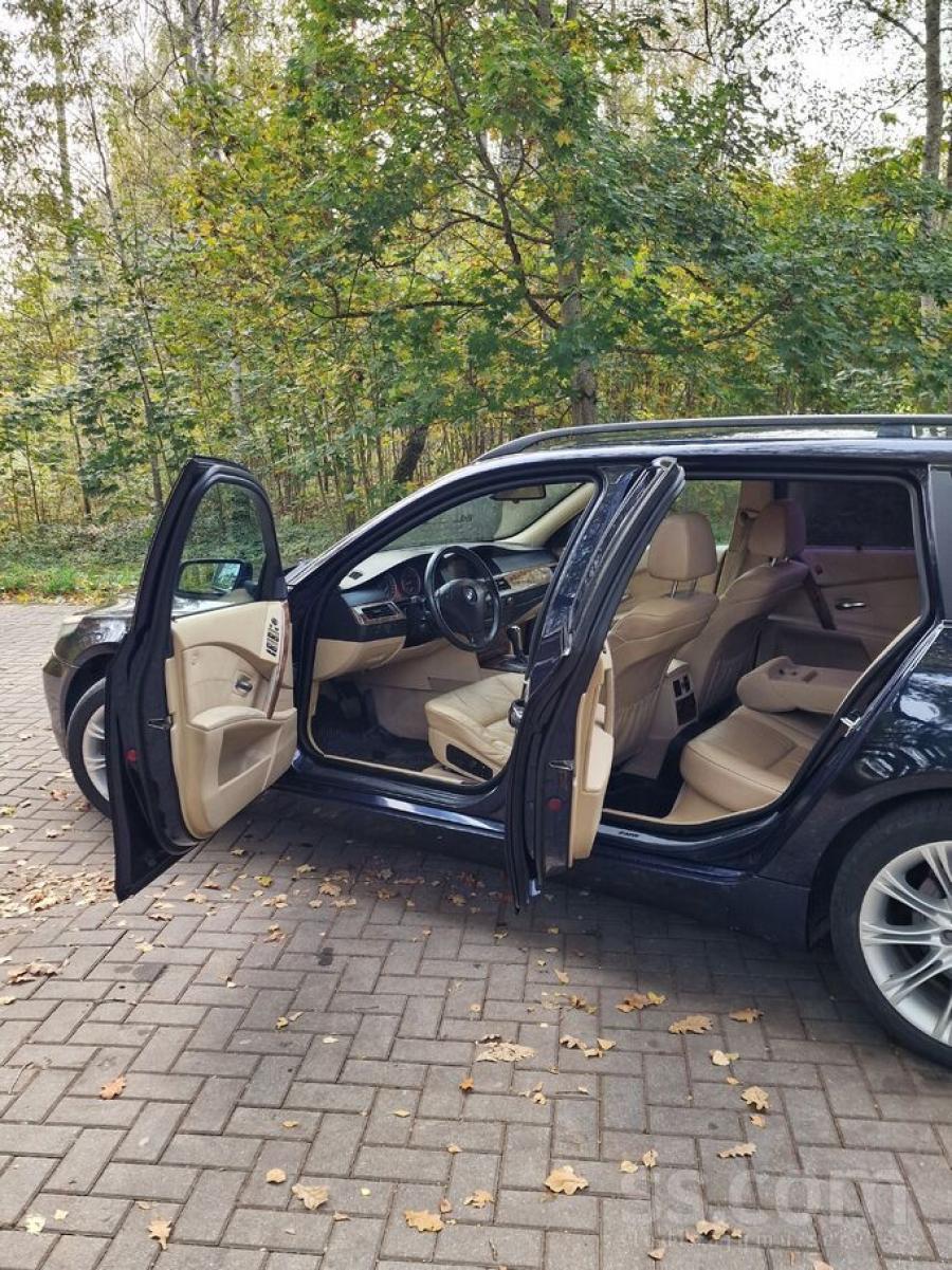 Blue BMW 530 2005 in Riga, with an engine capacity of 3.00 L and mileage of 0 thousand km for 3700 €, photo 16 on AUTOMOTO.COM.LV