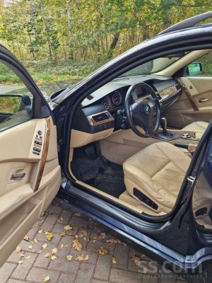 Blue BMW 530 2005 in Riga, with an engine capacity of 3.00 L and mileage of 0 thousand km for 3700 €, photo 17 on AUTOMOTO.COM.LV