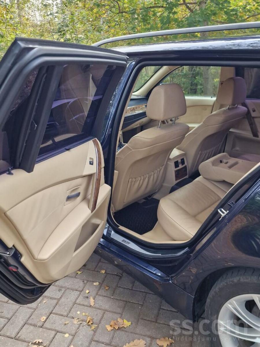 Blue BMW 530 2005 in Riga, with an engine capacity of 3.00 L and mileage of 0 thousand km for 3700 €, photo 18 on AUTOMOTO.COM.LV