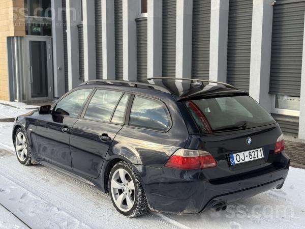 Blue BMW 530 2006 in Riga, with an engine capacity of 3.00 L and mileage of 0 thousand km for 4500 €, photo 4 on AUTOMOTO.COM.LV