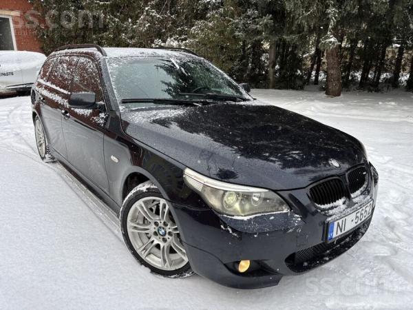 Blue BMW 530 2006 in Bauska, with an engine capacity of 3.00 L and mileage of 405 thousand km for 4500 €, photo 3 on AUTOMOTO.COM.LV