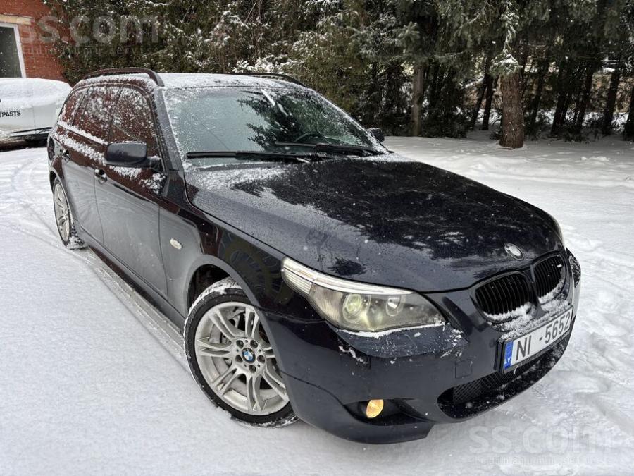 Blue BMW 530 2006 in Bauska, with an engine capacity of 3.00 L and mileage of 405 thousand km for 4500 €, photo 3 on AUTOMOTO.COM.LV