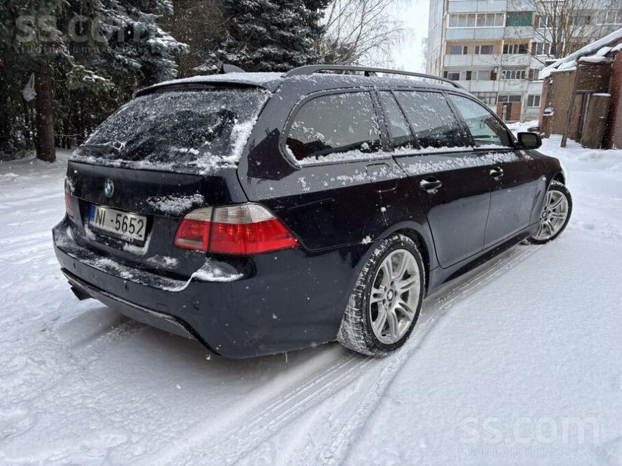 Blue BMW 530 2006 in Bauska, with an engine capacity of 3.00 L and mileage of 405 thousand km for 4500 €, photo 4 on AUTOMOTO.COM.LV