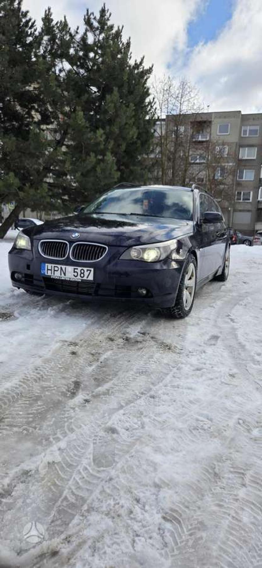 Blue BMW 530 2006 in Kaunas, with an engine capacity of 2.99 L and mileage of 403 thousand km for 3000 €, photo 11 on AUTOMOTO.COM.LV