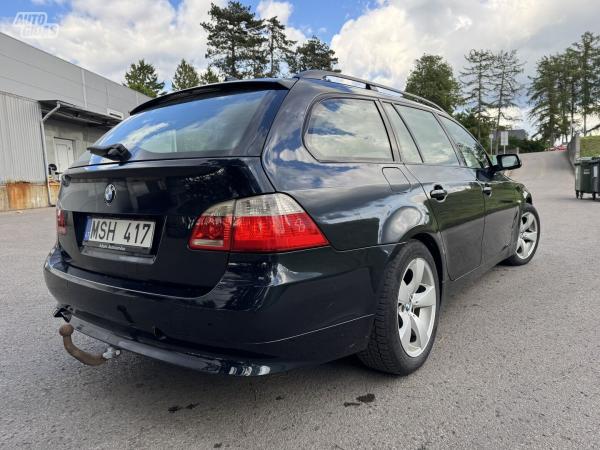 Blue BMW 530 2006 in Vilnius, with an engine capacity of 3.00 L and mileage of 348 thousand km for 3300 €, photo 3 on AUTOMOTO.COM.LV