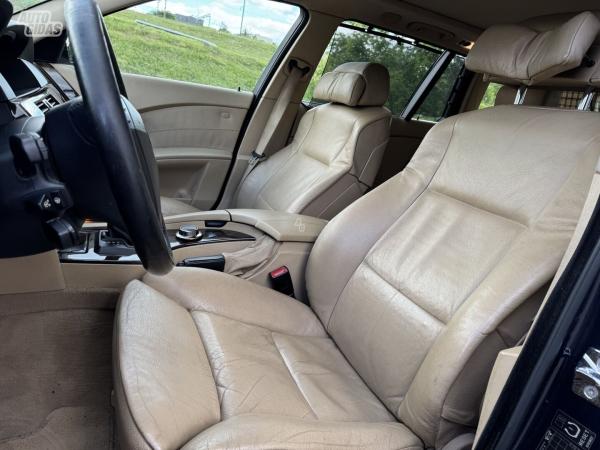 Blue BMW 530 2006 in Vilnius, with an engine capacity of 3.00 L and mileage of 348 thousand km for 3300 €, photo 5 on AUTOMOTO.COM.LV