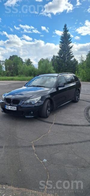 Zils BMW 530 2006 Daugavpils, ar dzinēja tilpumu 3.00 L un nobraukumu 345 tūkst. km par 4700 €, foto  vietnē AUTOMOTO.COM.LV