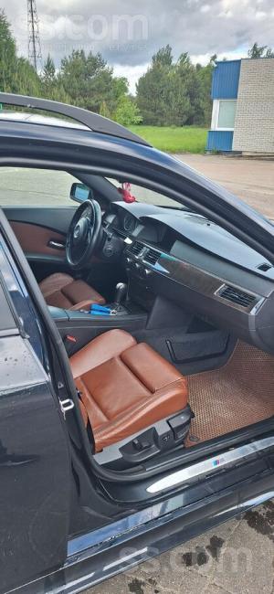 Zils BMW 530 2006 Daugavpils, ar dzinēja tilpumu 3.00 L un nobraukumu 345 tūkst. km par 4700 €, foto 7 vietnē AUTOMOTO.COM.LV