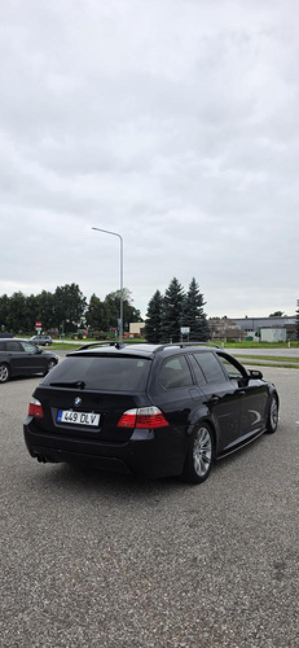 Blue BMW 530 2006 in Tartu, with an engine capacity of 3.00 L and mileage of 0 thousand km for 6499 €, photo 5 on AUTOMOTO.COM.LV