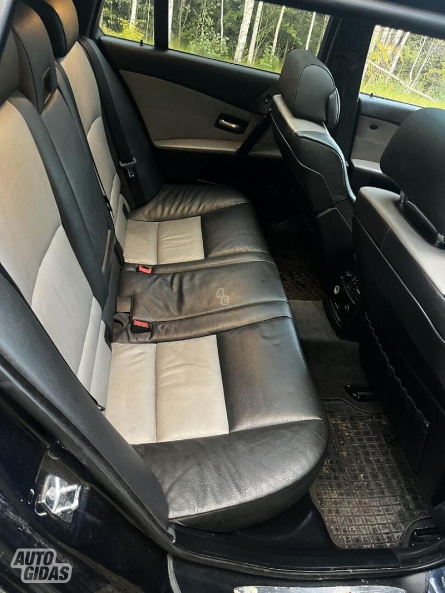 Blue BMW 530 2006 in Klaipeda, with an engine capacity of 3.00 L and mileage of 371 thousand km for 4000 €, photo 20 on AUTOMOTO.COM.LV