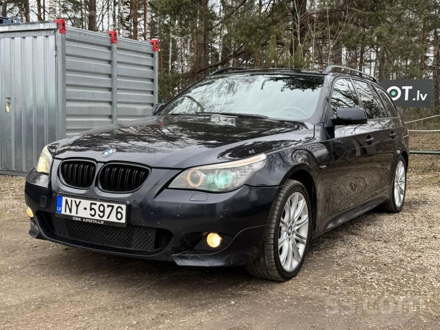Blue BMW 530 2007 in Riga, with an engine capacity of 3.00 L and mileage of 286 thousand km for 5000 €, photo 1 on AUTOMOTO.COM.LV