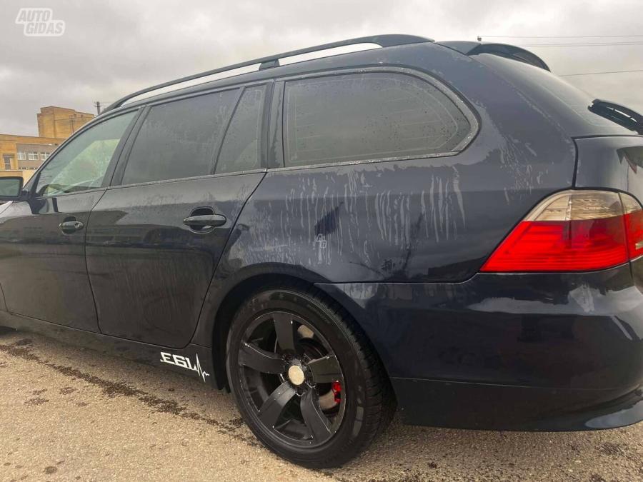 Blue BMW 530 2007 in Mazeikiai, with an engine capacity of 3.00 L and mileage of 420 thousand km for 4600 €, photo 7 on AUTOMOTO.COM.LV