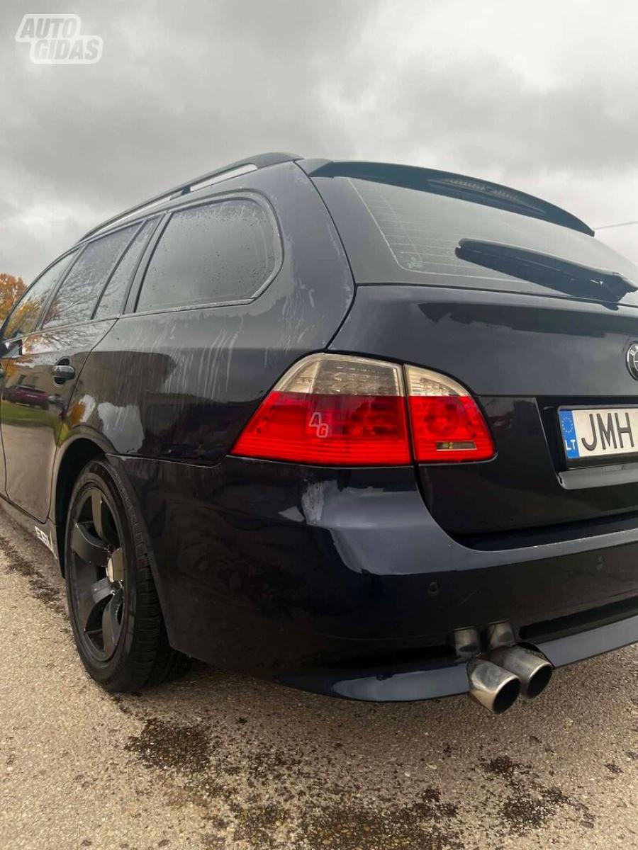 Blue BMW 530 2007 in Mazeikiai, with an engine capacity of 3.00 L and mileage of 420 thousand km for 4600 €, photo 8 on AUTOMOTO.COM.LV