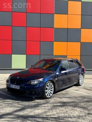 Blue BMW 530 2007 in Bauska, with an engine capacity of 3.00 L and mileage of 425 thousand km for 5850 €, photo  on AUTOMOTO.COM.LV
