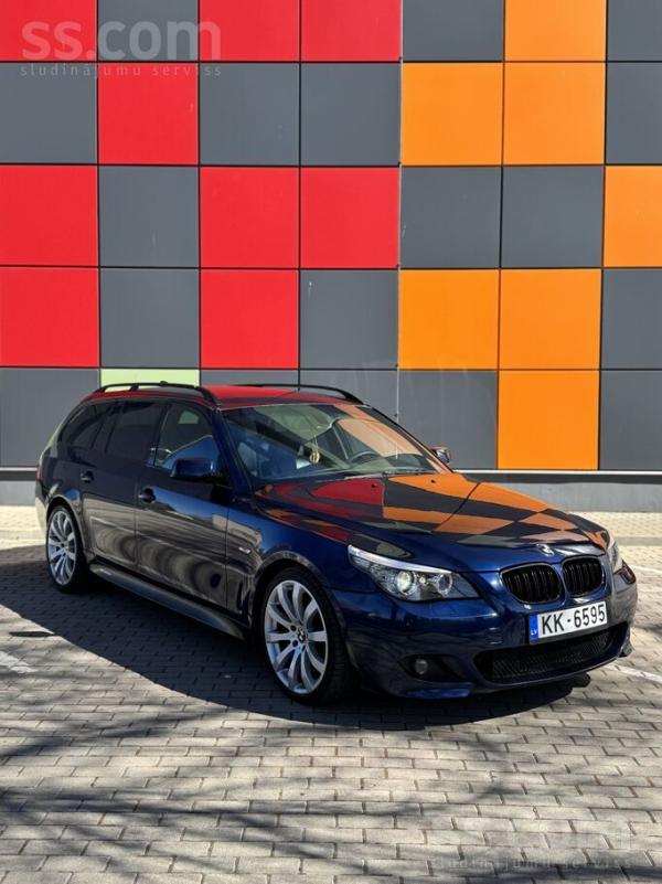 Blue BMW 530 2007 in Bauska, with an engine capacity of 3.00 L and mileage of 425 thousand km for 5850 €, photo 2 on AUTOMOTO.COM.LV