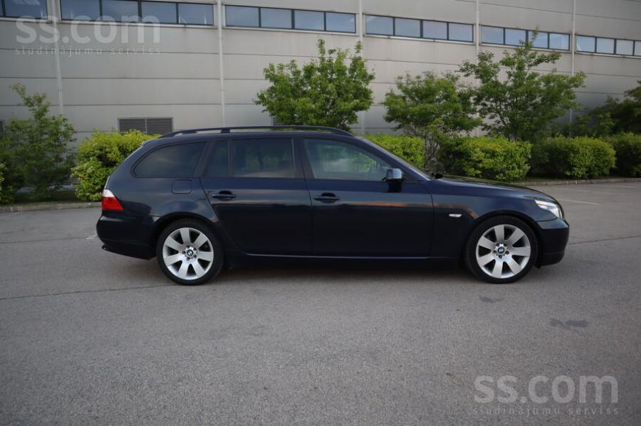 Blue BMW 530 2007 in Riga, with an engine capacity of 3.00 L and mileage of 367 thousand km for 5490 €, photo 7 on AUTOMOTO.COM.LV