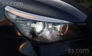 Blue BMW 530 2007 in Riga, with an engine capacity of 3.00 L and mileage of 367 thousand km for 5490 €, photo 10 on AUTOMOTO.COM.LV