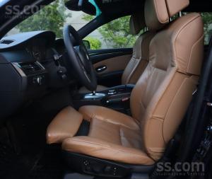 Blue BMW 530 2007 in Riga, with an engine capacity of 3.00 L and mileage of 367 thousand km for 5490 €, photo 16 on AUTOMOTO.COM.LV