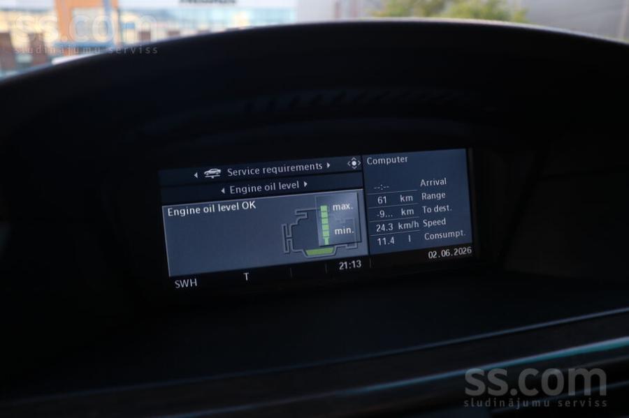 Blue BMW 530 2007 in Riga, with an engine capacity of 3.00 L and mileage of 367 thousand km for 5490 €, photo 32 on AUTOMOTO.COM.LV