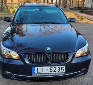 Zils BMW 530 2007 Bauska, ar dzinēja tilpumu 3.00 L un nobraukumu 302 tūkst. km par 4190 €, foto  vietnē AUTOMOTO.COM.LV