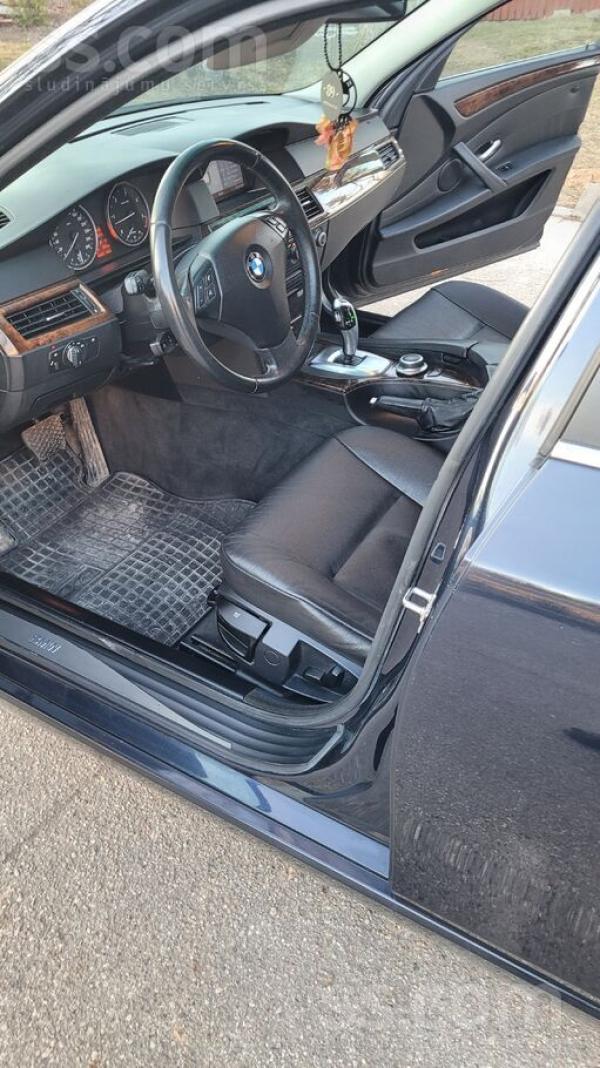 Zils BMW 530 2007 Bauska, ar dzinēja tilpumu 3.00 L un nobraukumu 302 tūkst. km par 4190 €, foto 7 vietnē AUTOMOTO.COM.LV