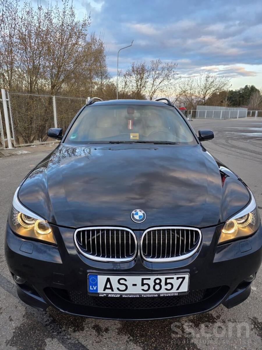 Blue BMW 530 2007 in Daugavpils, with an engine capacity of 3.00 L and mileage of 0 thousand km for 6950 €, photo 1 on AUTOMOTO.COM.LV