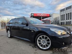 Blue BMW 530 2007 in Daugavpils, with an engine capacity of 3.00 L and mileage of 0 thousand km for 6950 €, photo 5 on AUTOMOTO.COM.LV