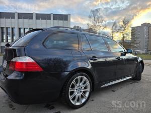 Blue BMW 530 2007 in Daugavpils, with an engine capacity of 3.00 L and mileage of 0 thousand km for 6950 €, photo 6 on AUTOMOTO.COM.LV