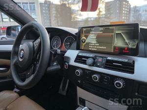 Blue BMW 530 2007 in Daugavpils, with an engine capacity of 3.00 L and mileage of 0 thousand km for 6950 €, photo 11 on AUTOMOTO.COM.LV