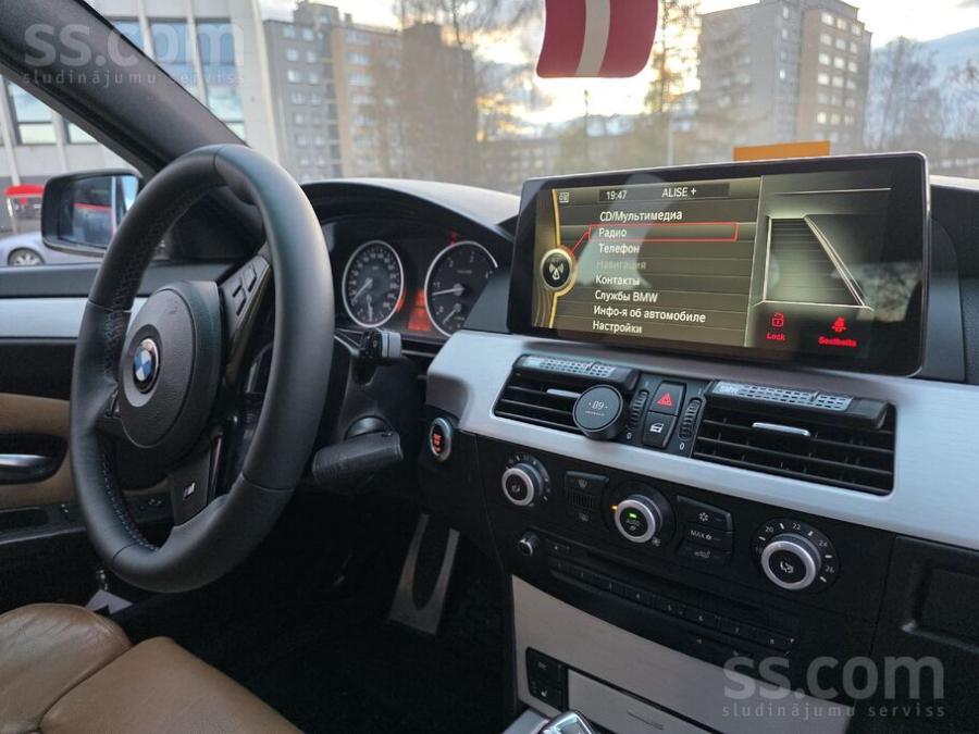 Blue BMW 530 2007 in Daugavpils, with an engine capacity of 3.00 L and mileage of 0 thousand km for 6950 €, photo 11 on AUTOMOTO.COM.LV