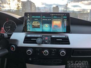 Blue BMW 530 2007 in Daugavpils, with an engine capacity of 3.00 L and mileage of 0 thousand km for 6950 €, photo 12 on AUTOMOTO.COM.LV
