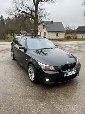 Zils BMW 530 2008 Madona, ar dzinēja tilpumu 3.00 L un nobraukumu 340 tūkst. km par 5500 €, foto  vietnē AUTOMOTO.COM.LV