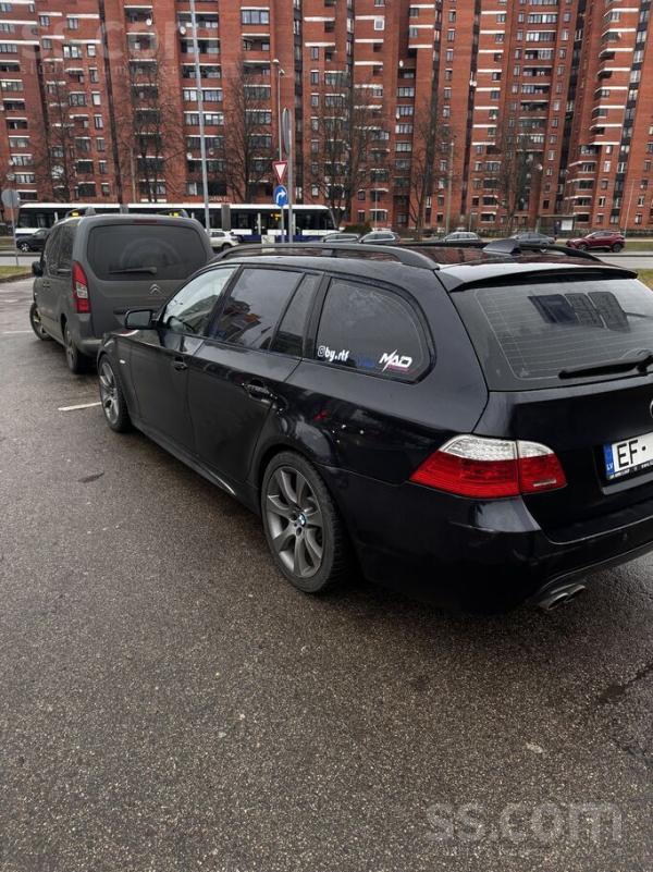 Blue BMW 530 2008 in Riga, with an engine capacity of 3.00 L and mileage of 467 thousand km for 6000 €, photo 6 on AUTOMOTO.COM.LV