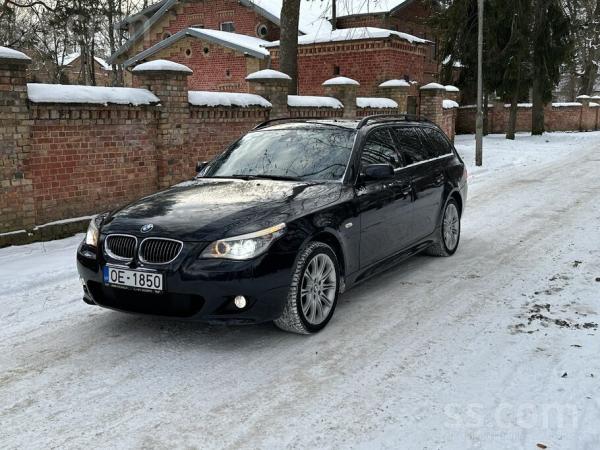 Blue BMW 530 2008 in Jelgava, with an engine capacity of 3.00 L and mileage of 362 thousand km for 7600 €, photo 1 on AUTOMOTO.COM.LV