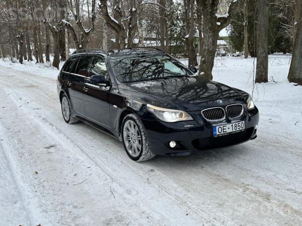 Blue BMW 530 2008 in Jelgava, with an engine capacity of 3.00 L and mileage of 362 thousand km for 7600 €, photo 3 on AUTOMOTO.COM.LV