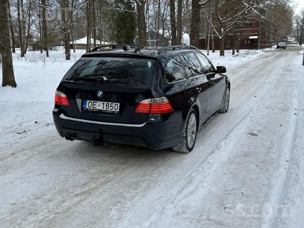 Blue BMW 530 2008 in Jelgava, with an engine capacity of 3.00 L and mileage of 362 thousand km for 7600 €, photo 4 on AUTOMOTO.COM.LV