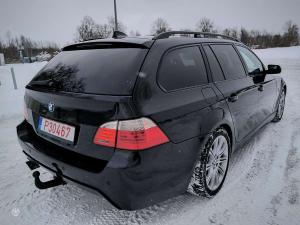 Blue BMW 530 2008 in Trakai, with an engine capacity of 2.99 L and mileage of 385 thousand km for 5890 €, photo 12 on AUTOMOTO.COM.LV