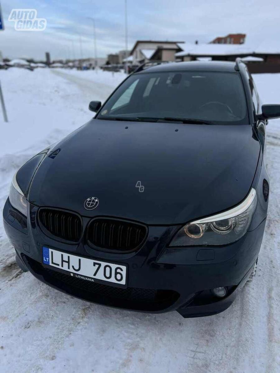 Blue BMW 530 2008 in Klaipeda, with an engine capacity of 3.00 L and mileage of 420 thousand km for 5500 €, photo 2 on AUTOMOTO.COM.LV